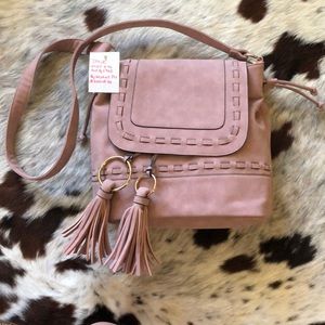 JustFab Bags | Blue Bucket Shoulder Bag | Poshmark